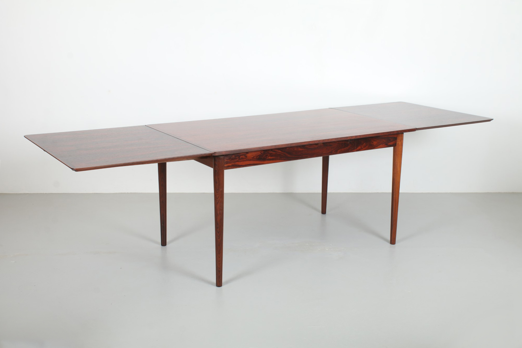 Deluxe Arne Vodder Draw Leaf Dining Table by Sibast