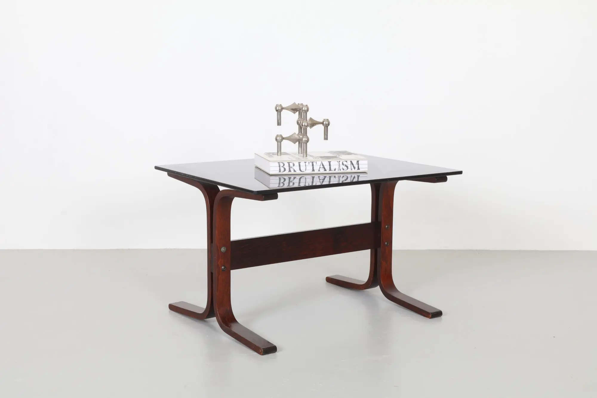 Refined Kay + Stemmer 'Agnes' Long Walnut Coffee Table by SCP