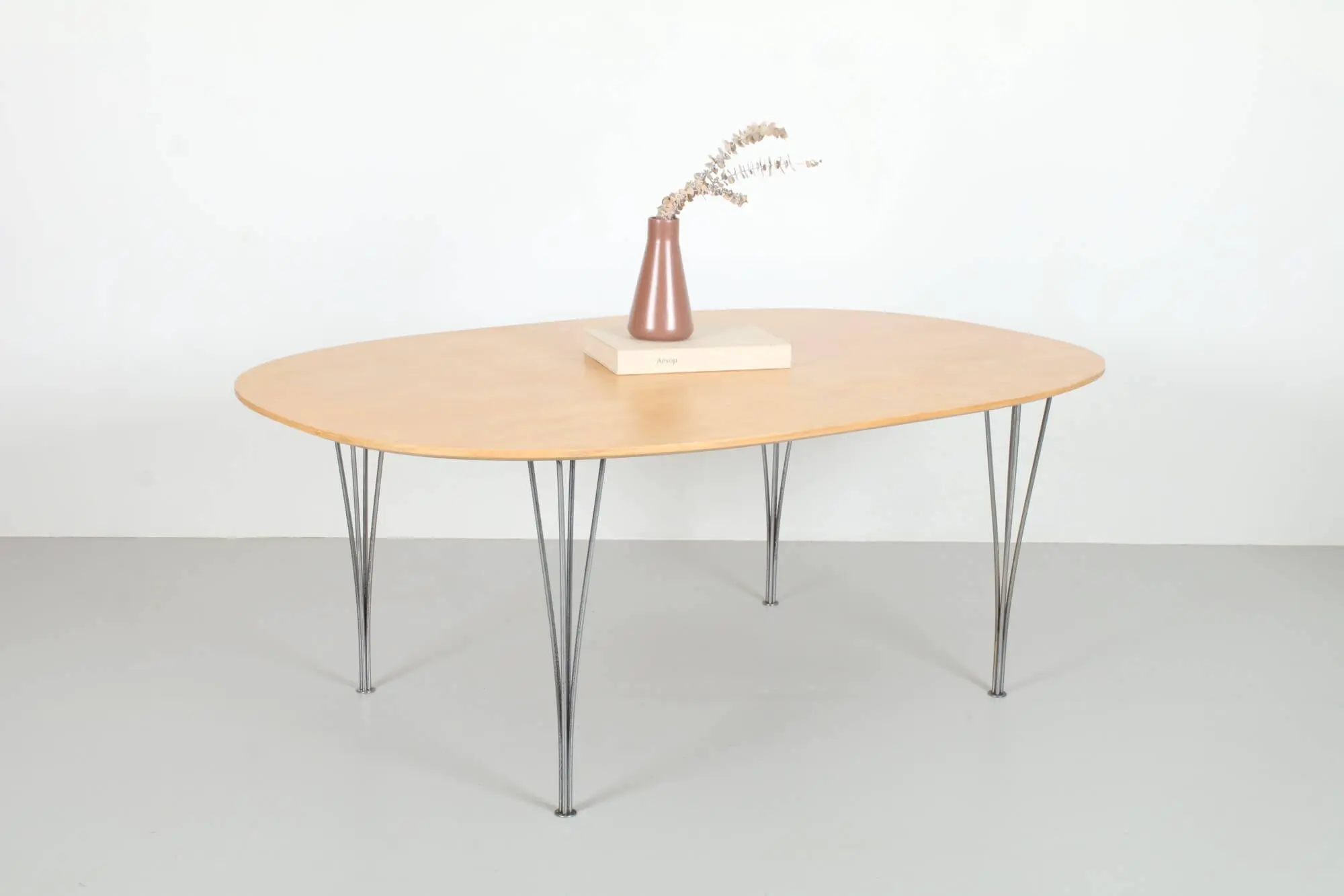Iconic Bruno Mathsson 'Superellipse - B613' Dining Table by Fritz Hansen