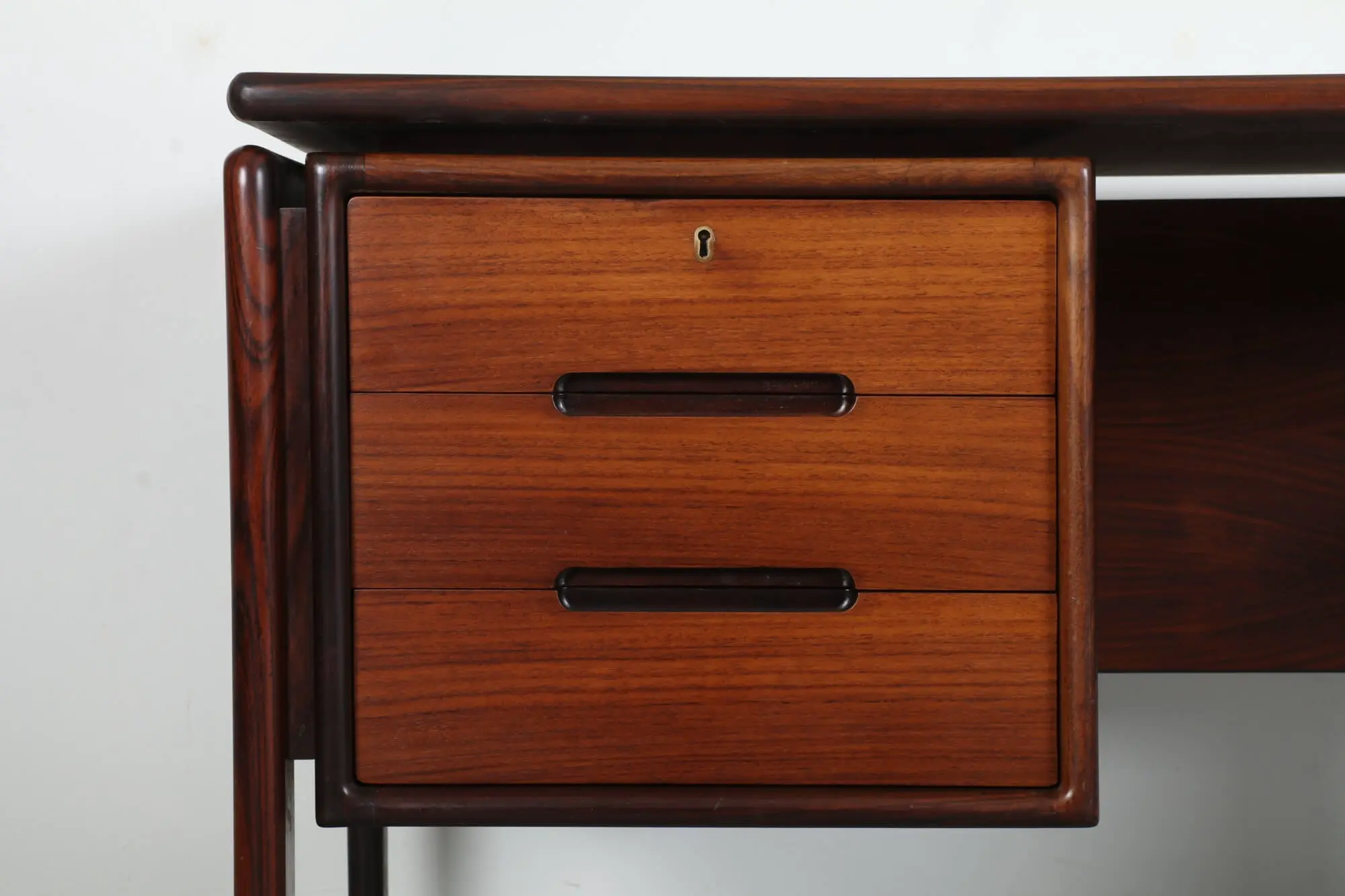 Refined Danish Executive Desk by Dyrlund