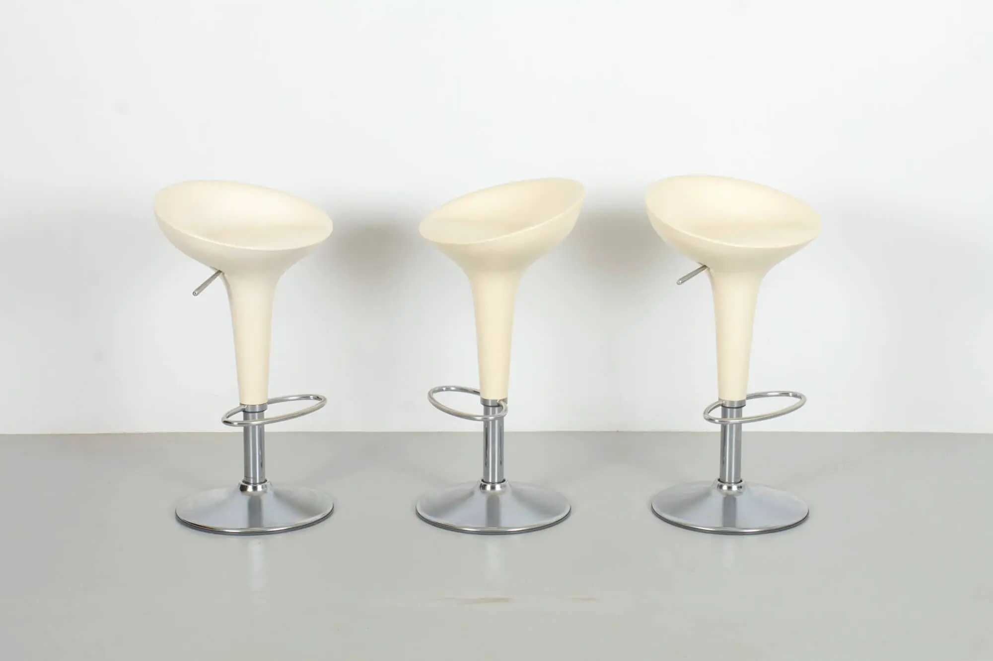 Three Iconic Stefano Giovannoni 'Bombo' Stools by Magis