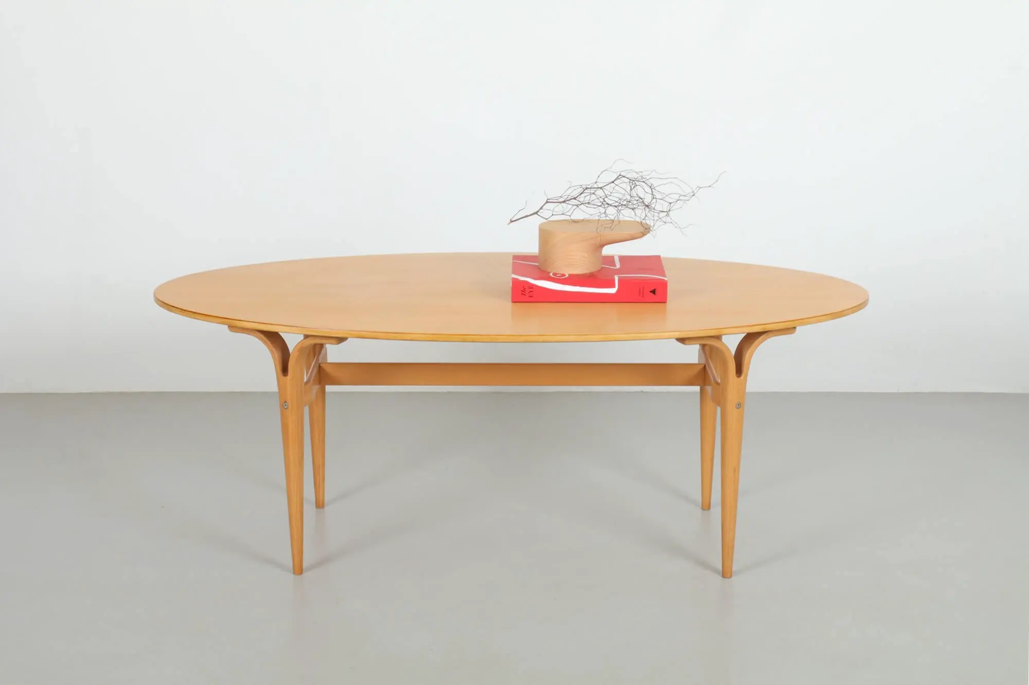 Sculptural Bruno Mathsson Elliptical Coffee Table by Bruno Mathsson ...