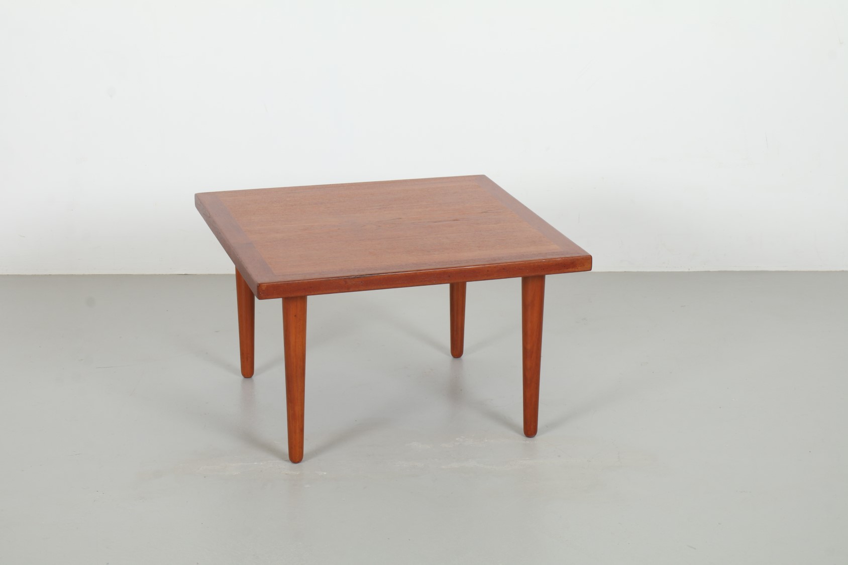 Refined Mid-Century Danish Square Coffee Table