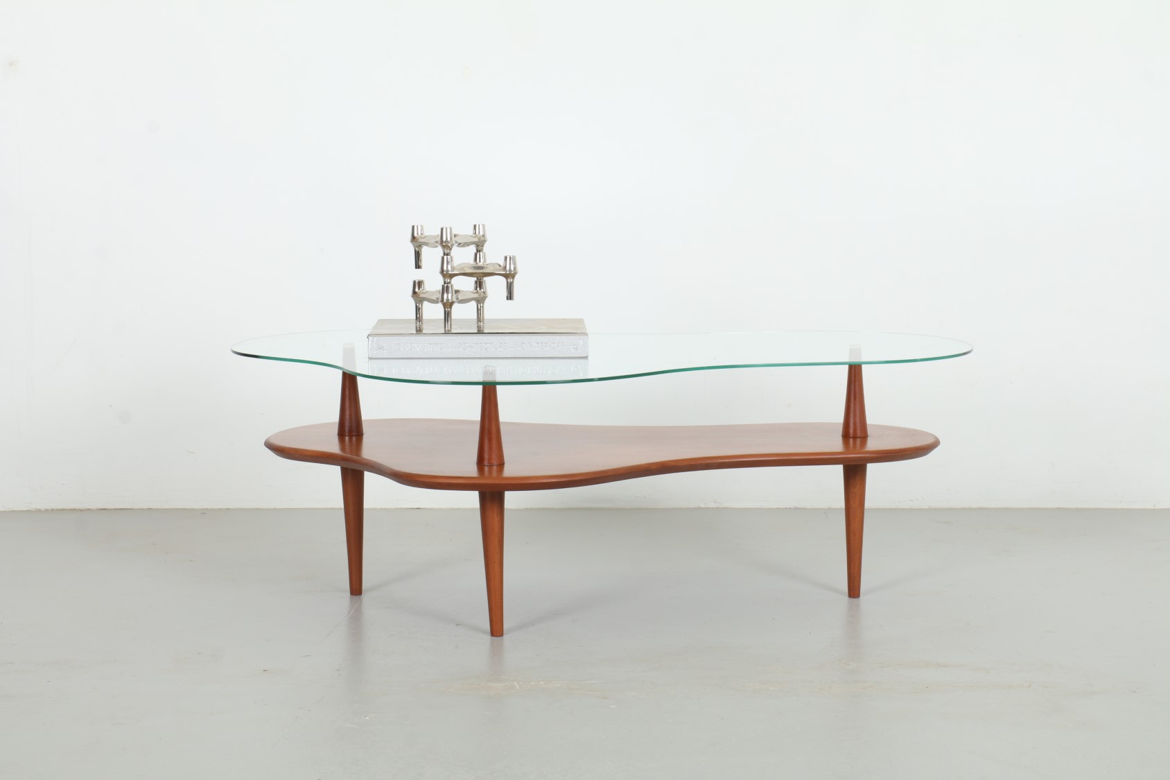 Elegant Bob Roukema (Attr) Cloud Coffee Table by Jon Jansen