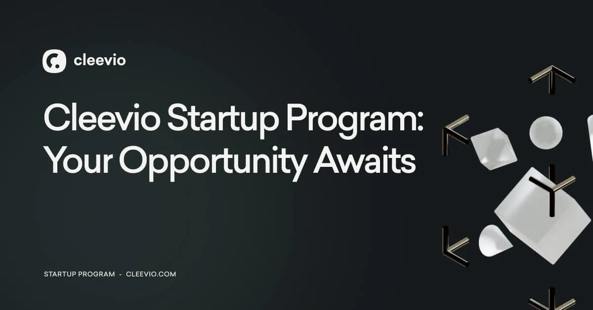 Startup Program | Cleevio | Software Development & Product Growth Company