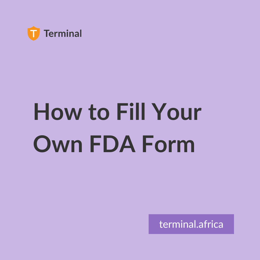 How to Fill your Own FDA Form