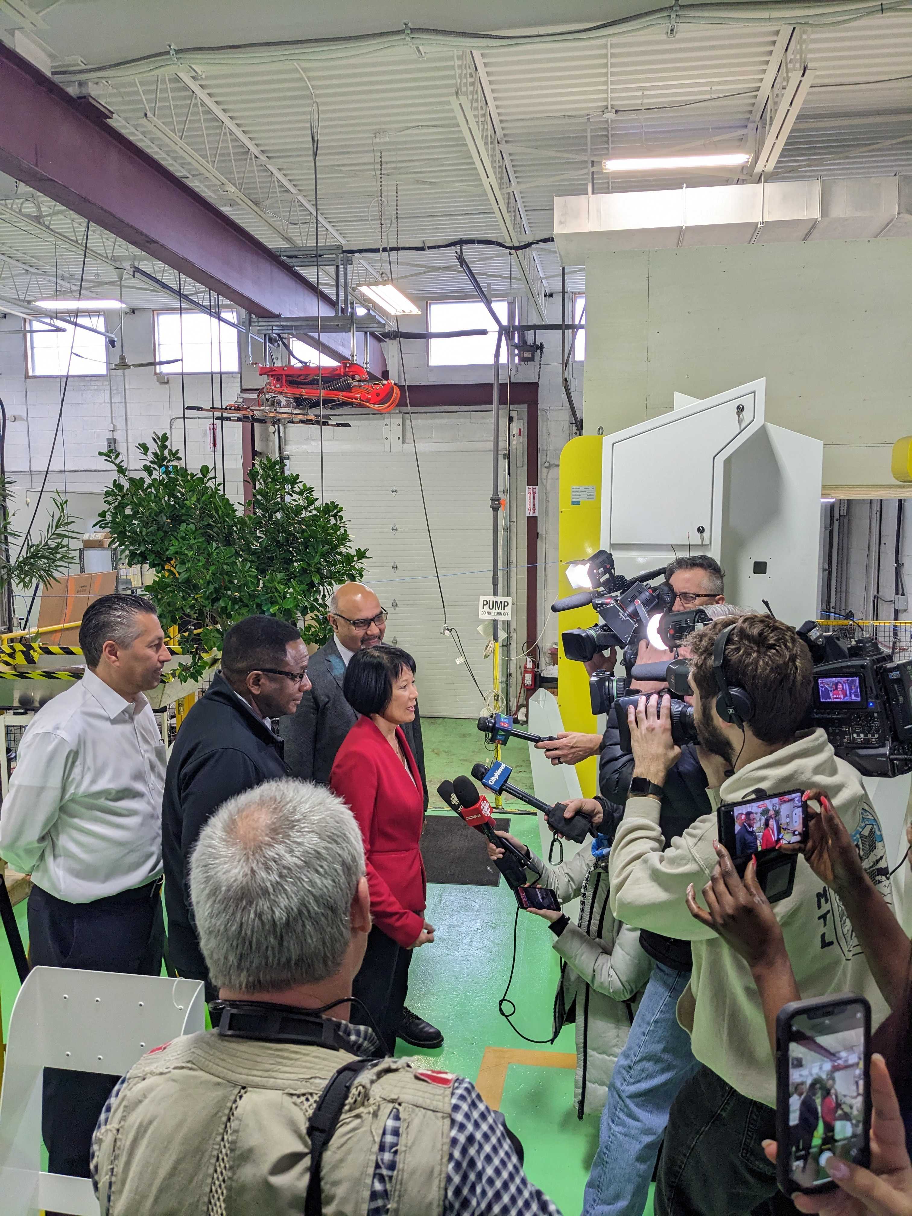 Toronto Mayor Olivia Chow Visits Jule’s EV Charging Capabilities That ...