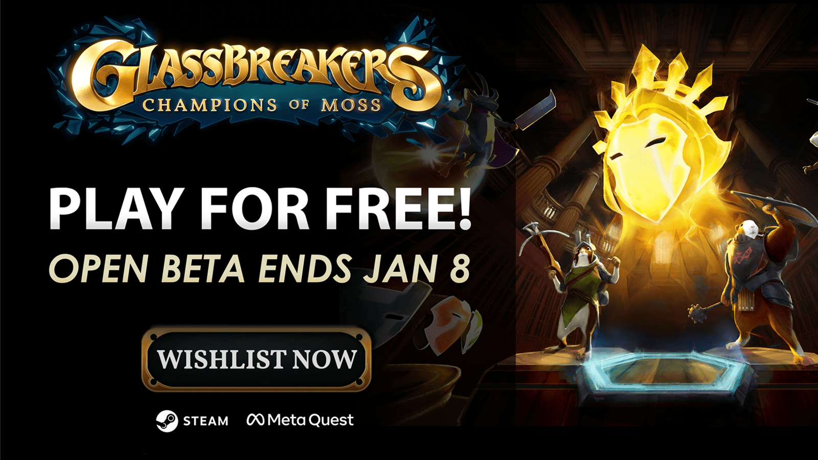 Glassbreakers Open Beta Wraps Up January 8 | Polyarc