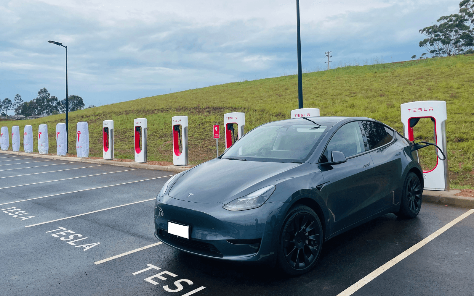 Sovereign Place welcomes Tesla Supercharger site