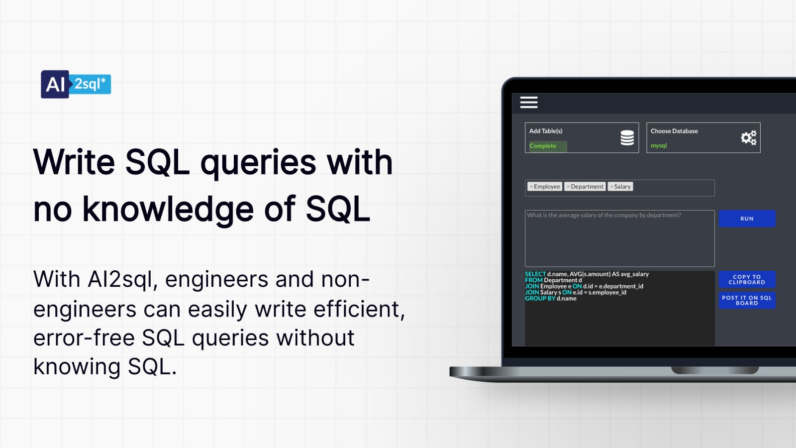 Future Tools - AI 2 SQL