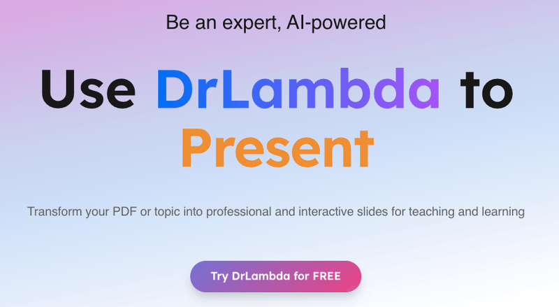 Future Tools - Dr. Lambda