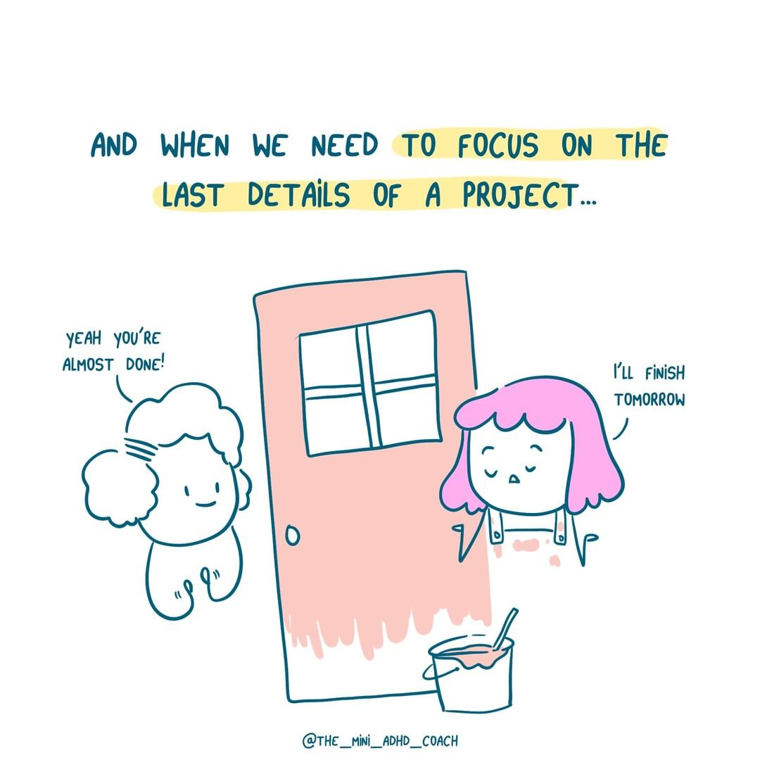 ADHD Unfinished Projects