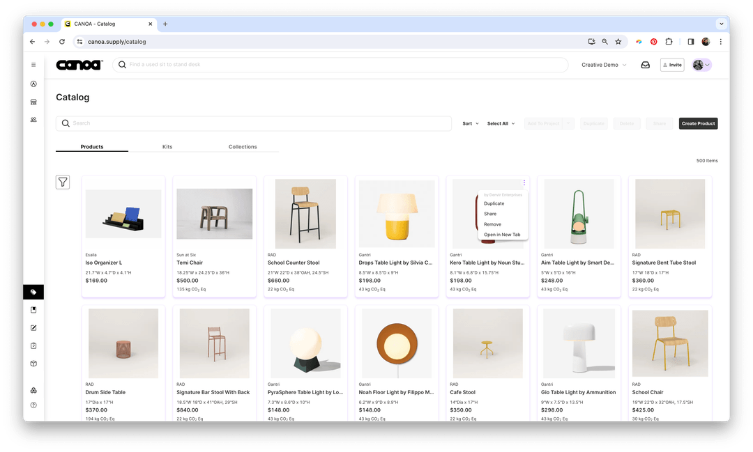 Canoa | The Collaborative Interior Design Tool