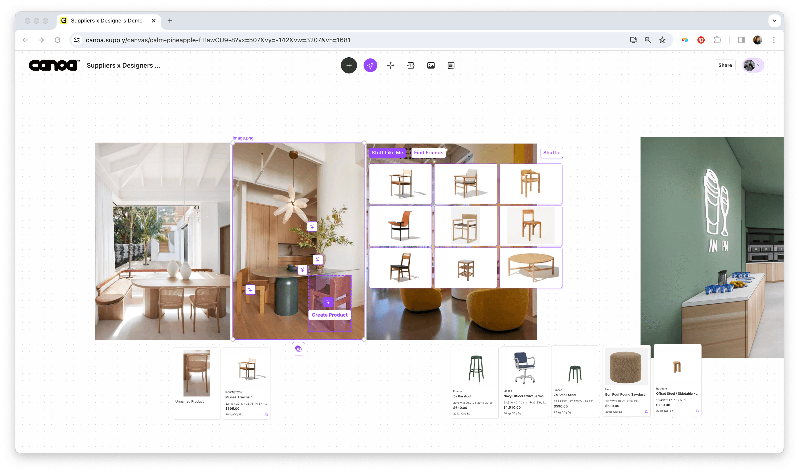 Canoa | The Collaborative Interior Design Tool