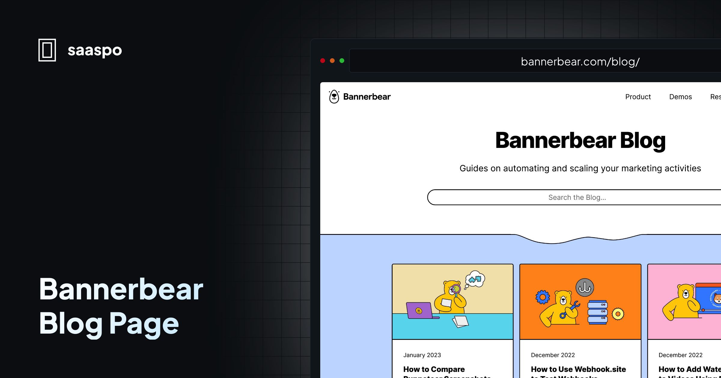 Saaspo | Bannerbear Blog Page