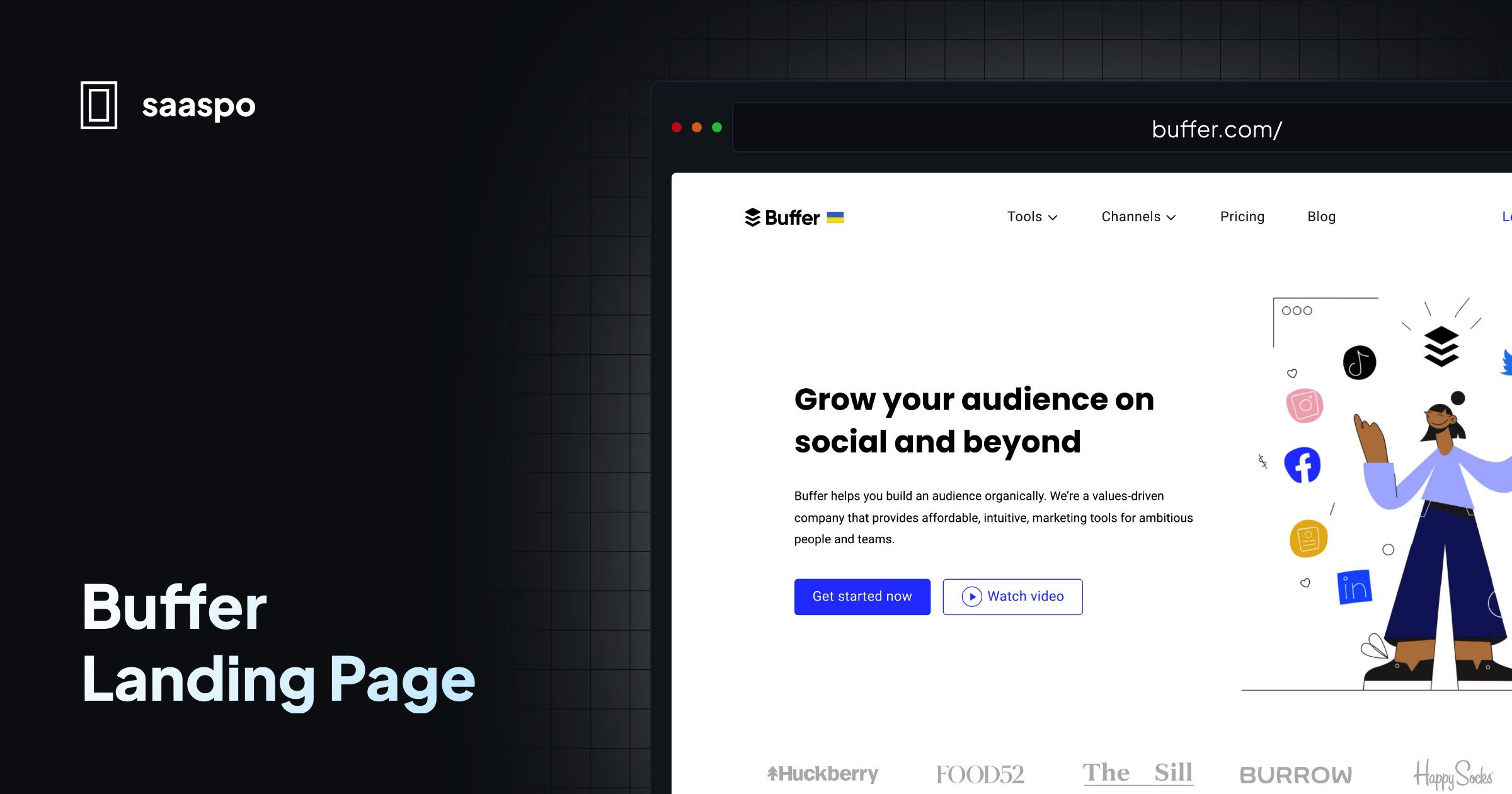 Saaspo | Buffer Landing Page