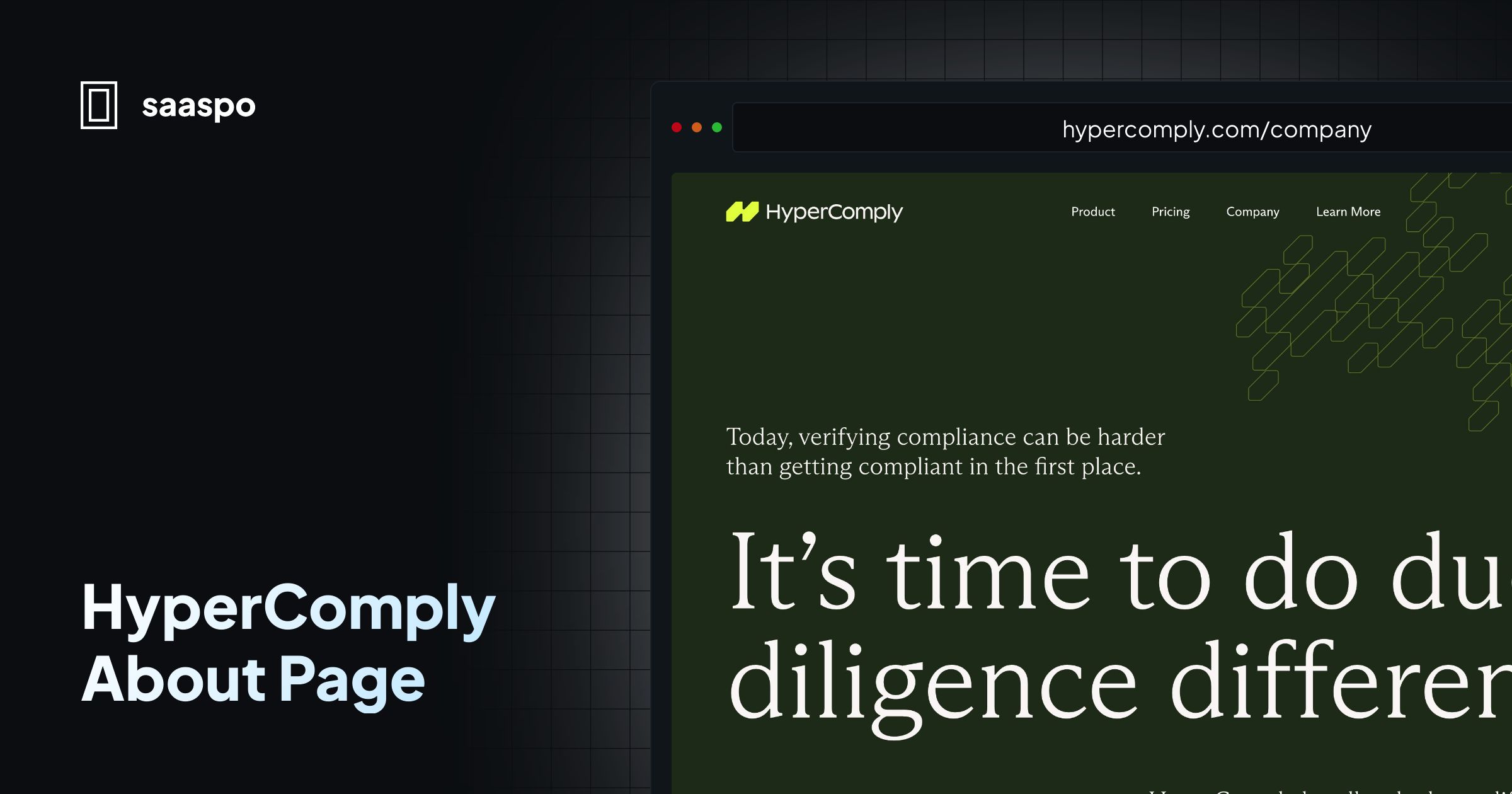 Saaspo | HyperComply About Page