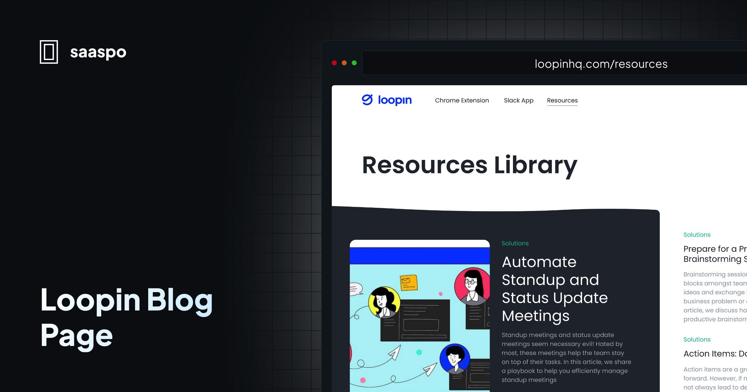 Saaspo | Loopin Blog Page