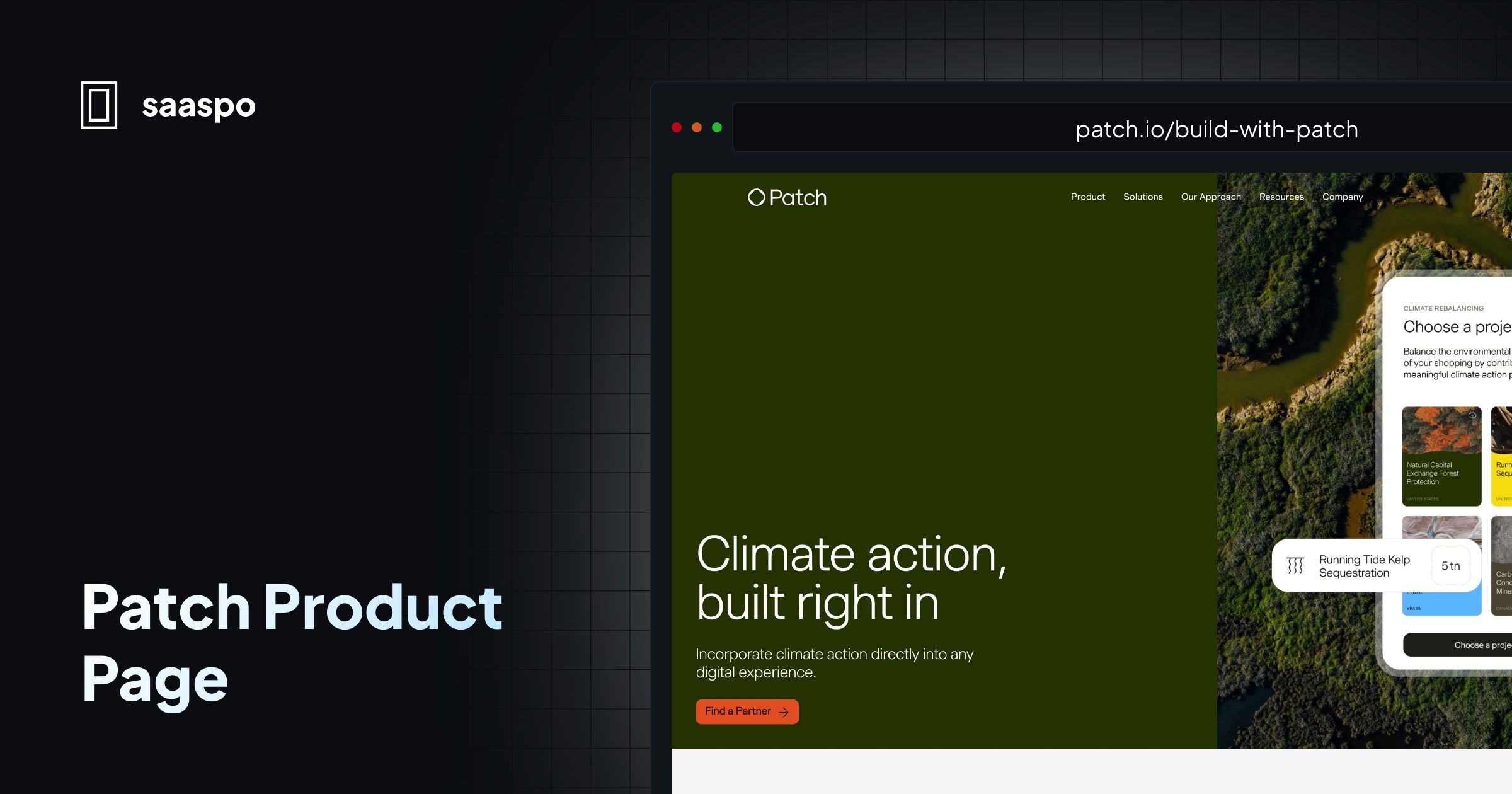 Saaspo | Patch Product Page