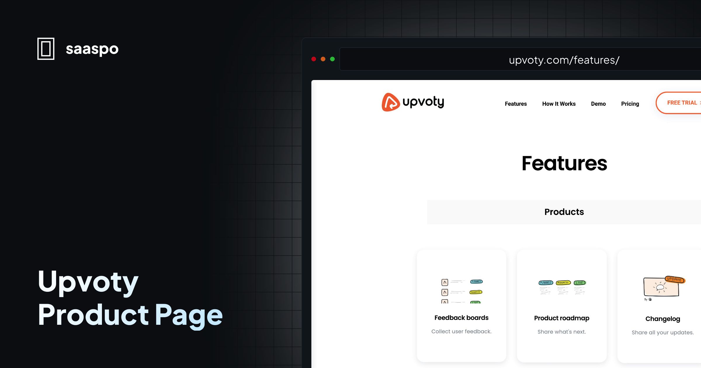 Saaspo | Upvoty Product Page