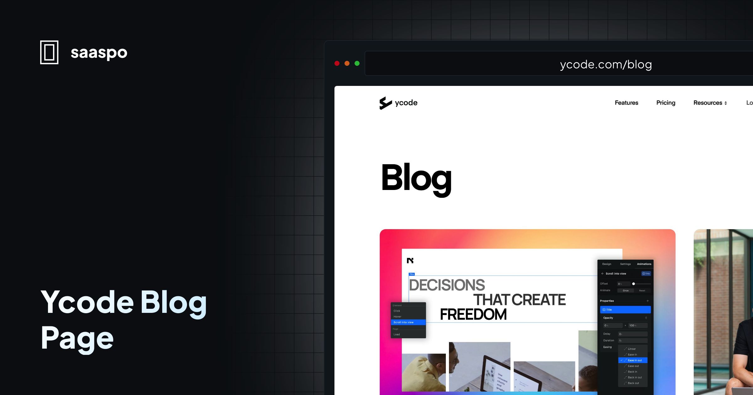 Saaspo | Ycode Blog Page