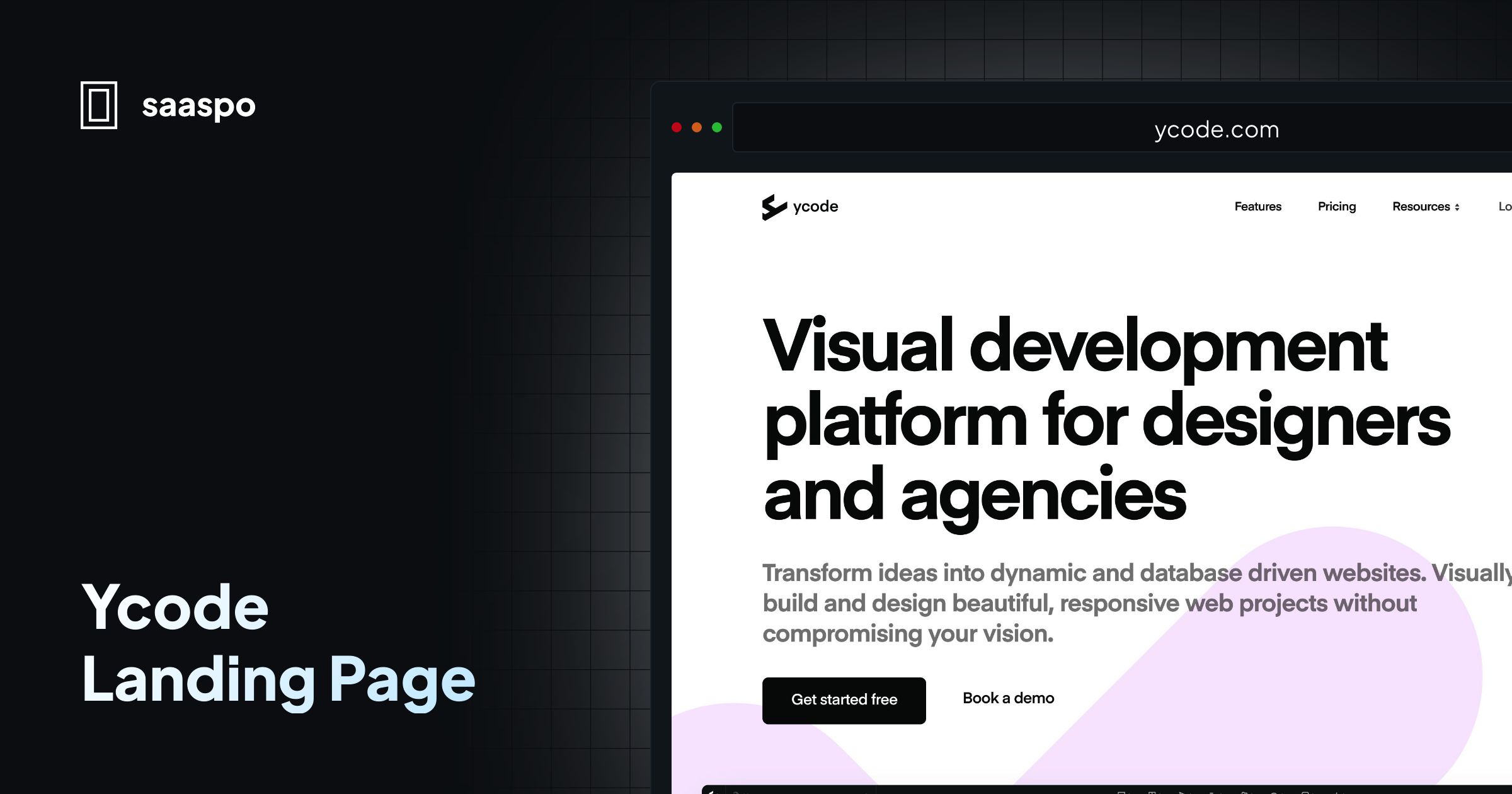 Saaspo | Ycode Landing Page