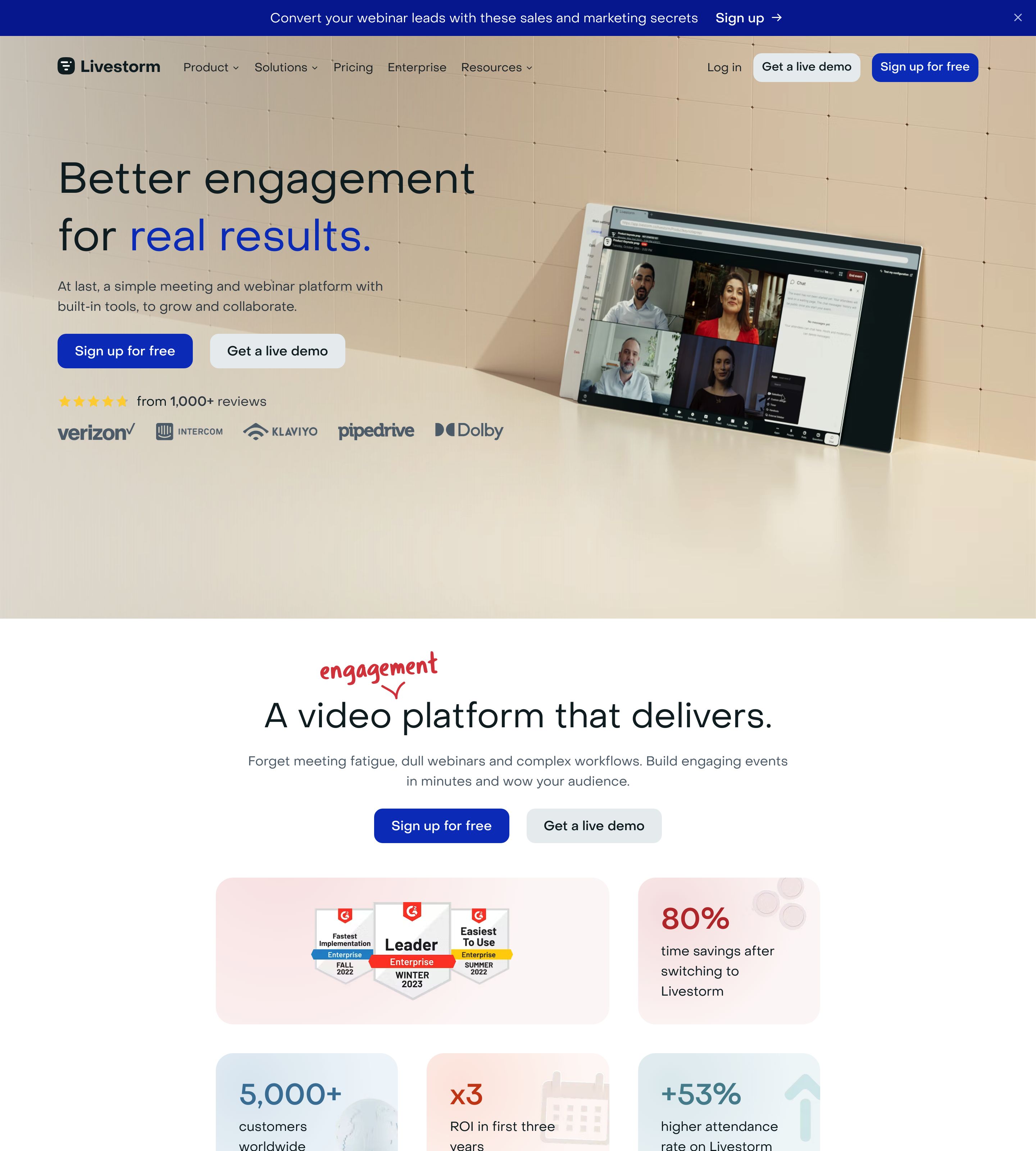 Saaspo | Linear Landing Page
