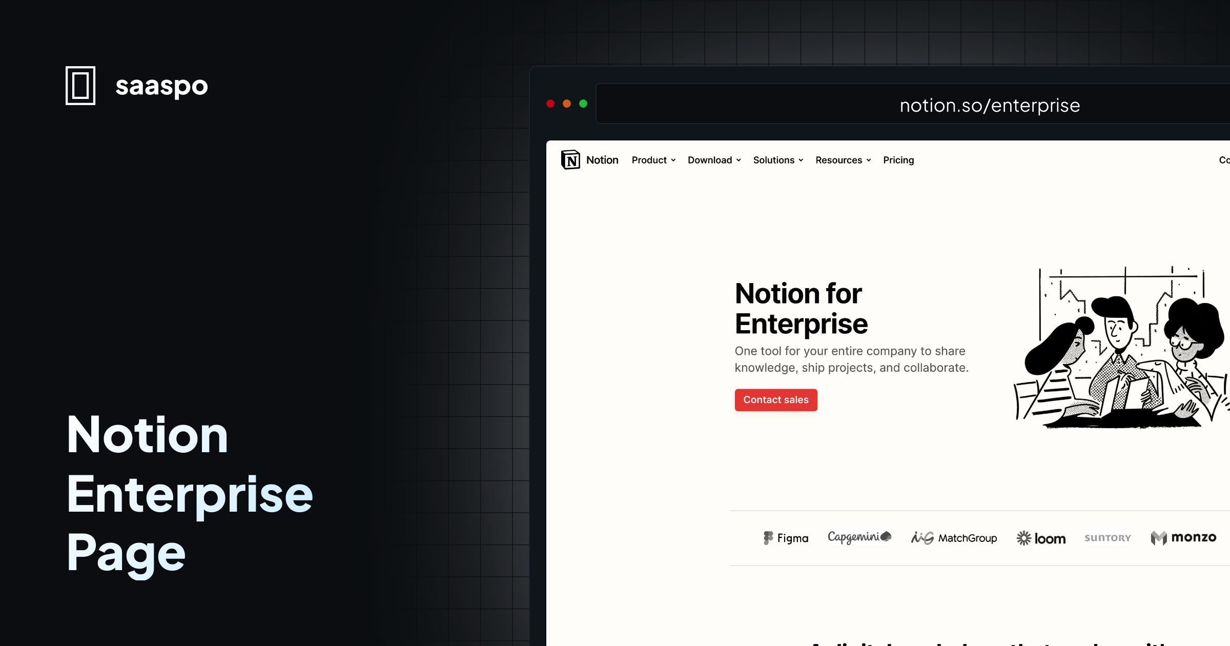 Saaspo | Notion Enterprise Page