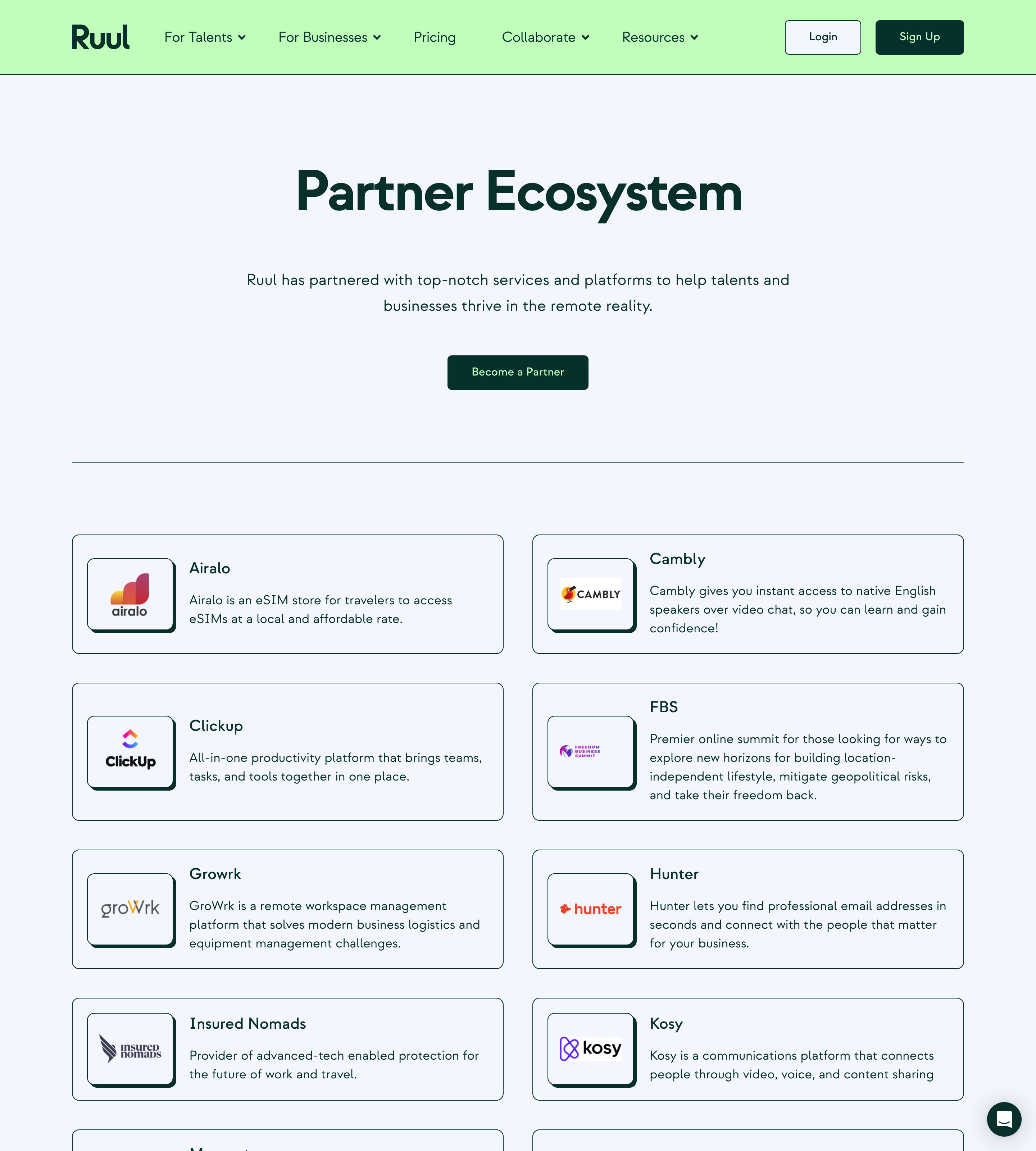 30 SaaS Partners page examples for design inspiration | Saaspo