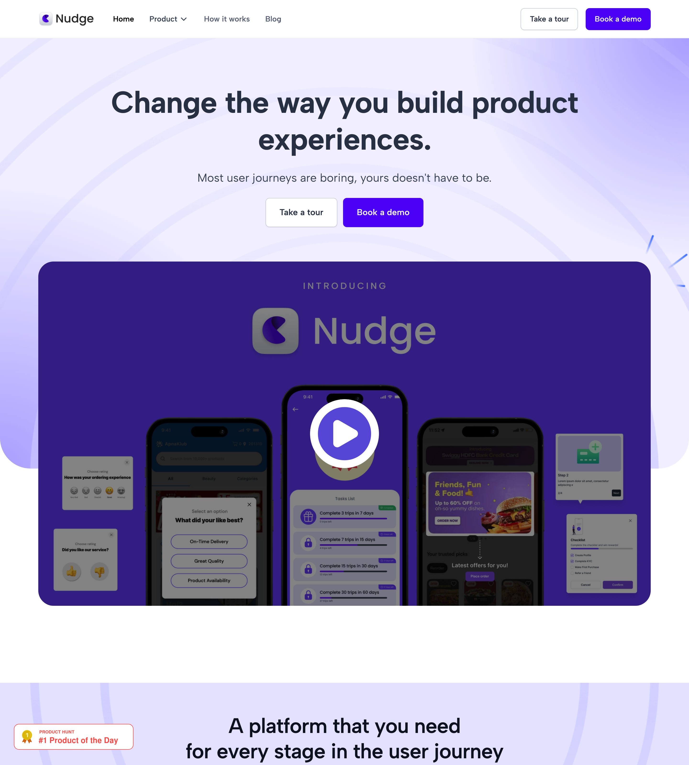Saaspo | Nudge Landing Page