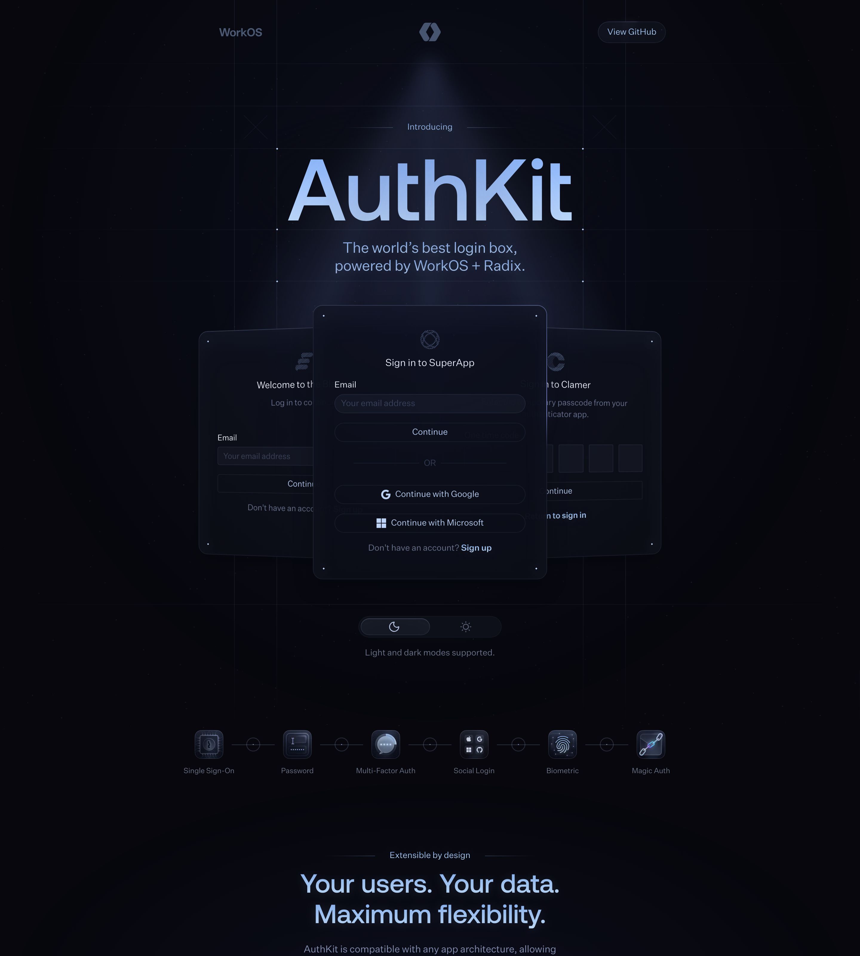 Saaspo | Authkit Landing Page