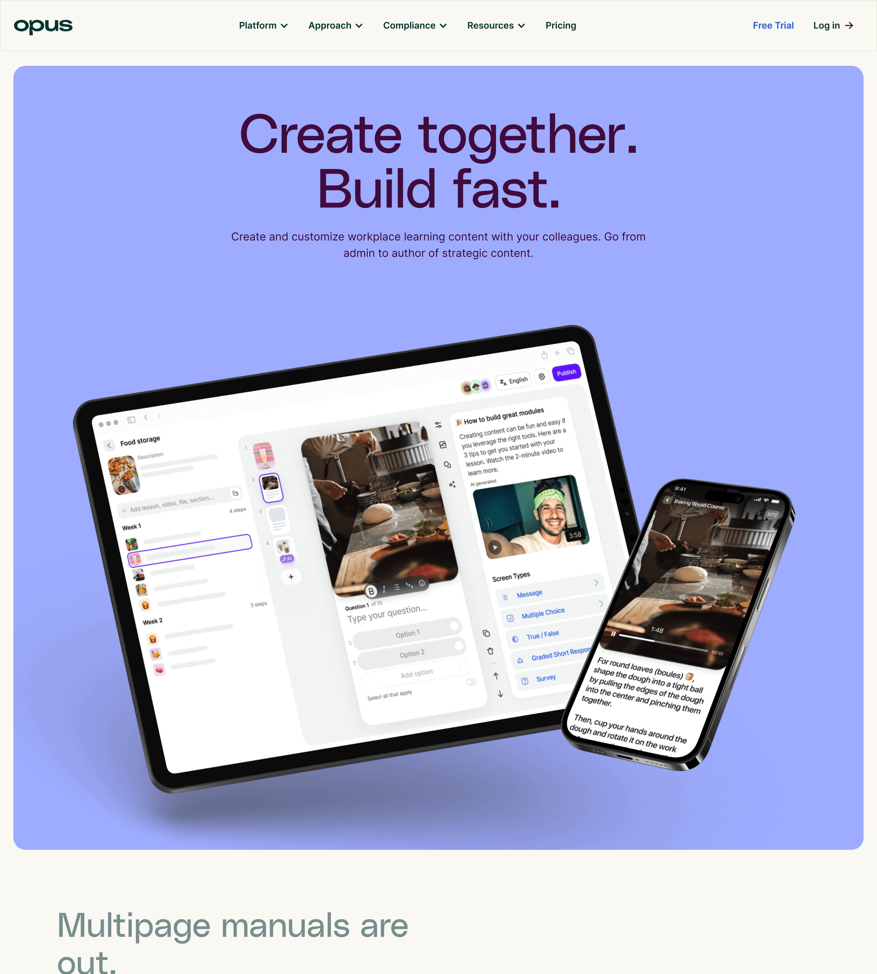 Saaspo | Opus Product Page