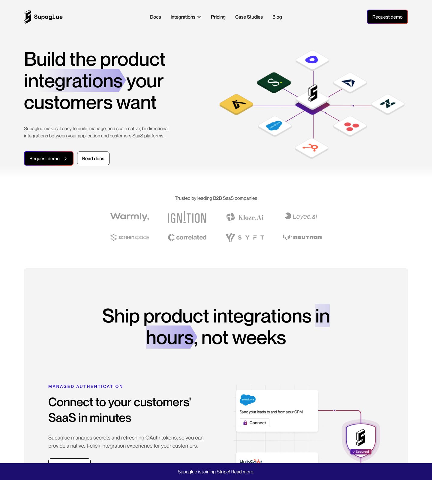 Saaspo | Supahub Landing Page