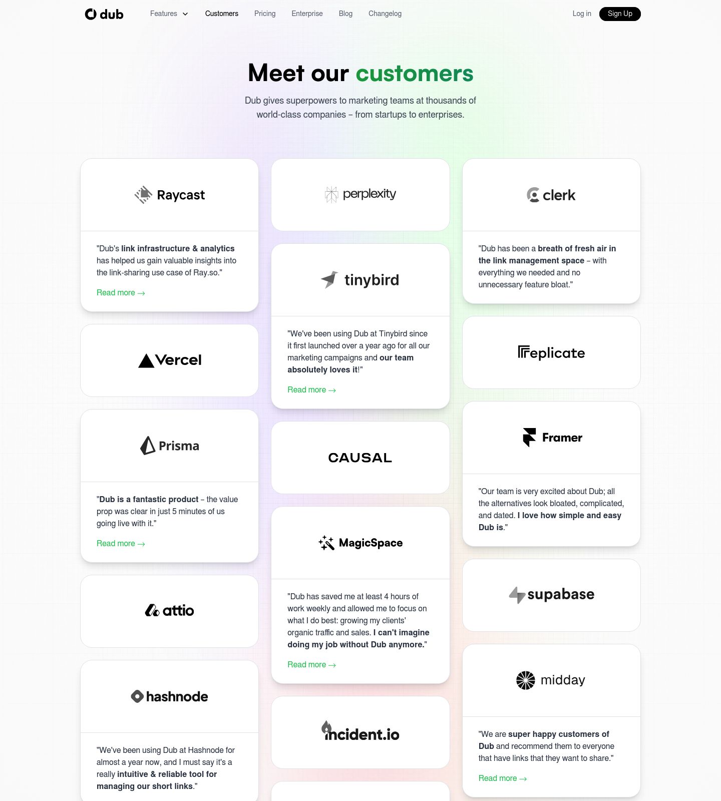 70 SaaS Customers page examples for design inspiration | Saaspo