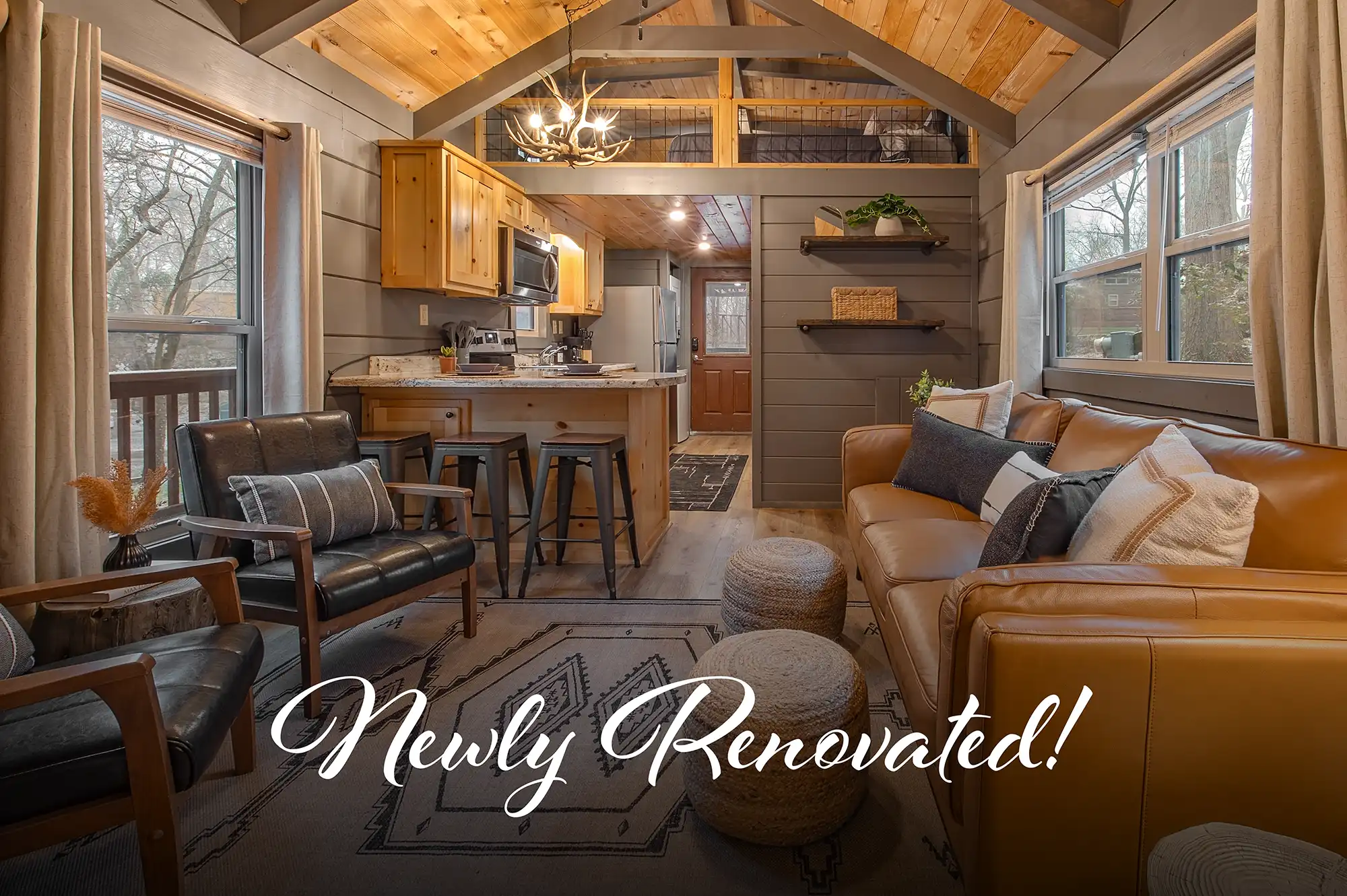 Ryon Tiny Home Cabin | City-side Rustic Retreat