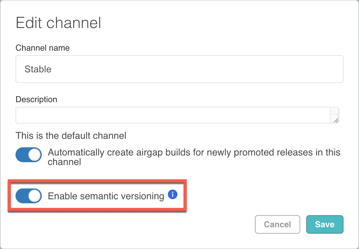 Enable Semantic Versioning and Automatically Deploy New Versions