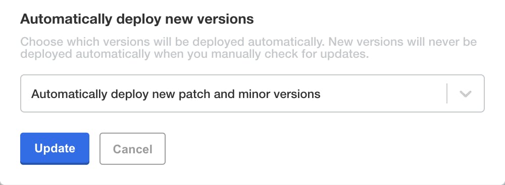 Enable Semantic Versioning and Automatically Deploy New Versions