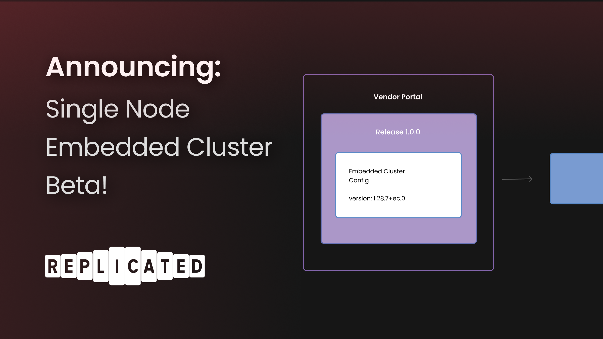 Announcing: Single-node Embedded Cluster Beta!