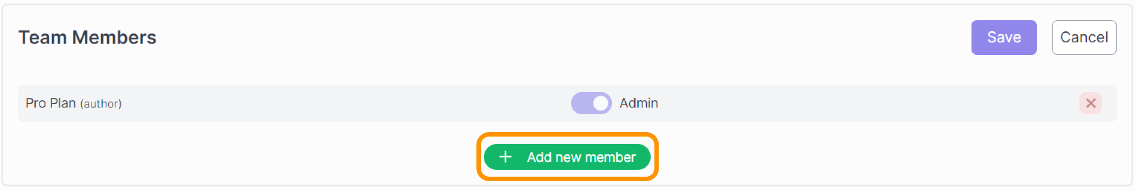 Add members to a team