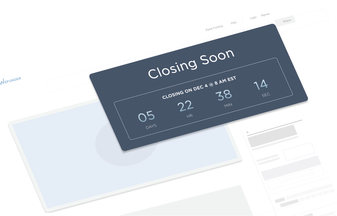 How to close your Wefunder campaign strong