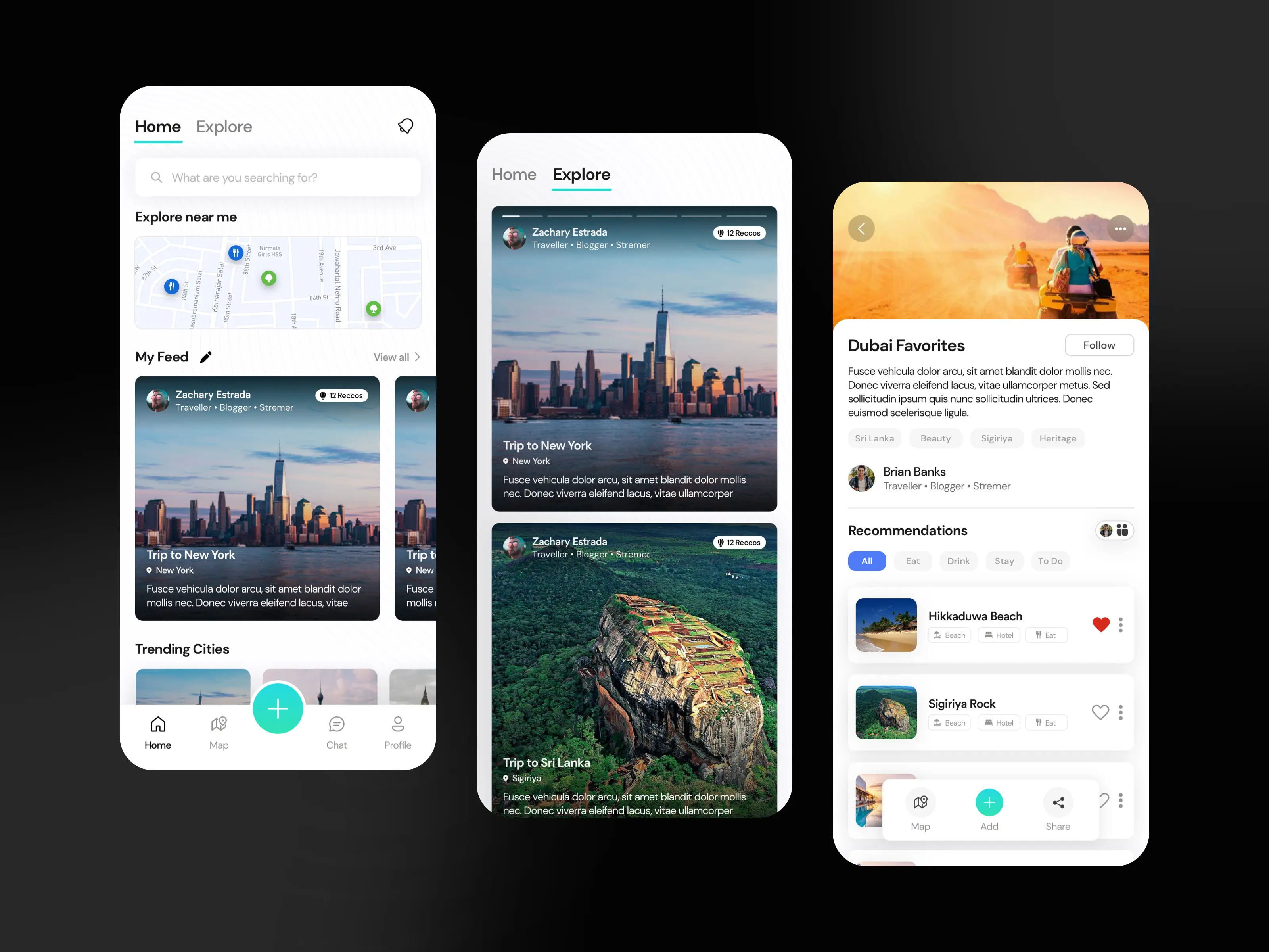 Shajee Amaan · Trecco - Travel community app