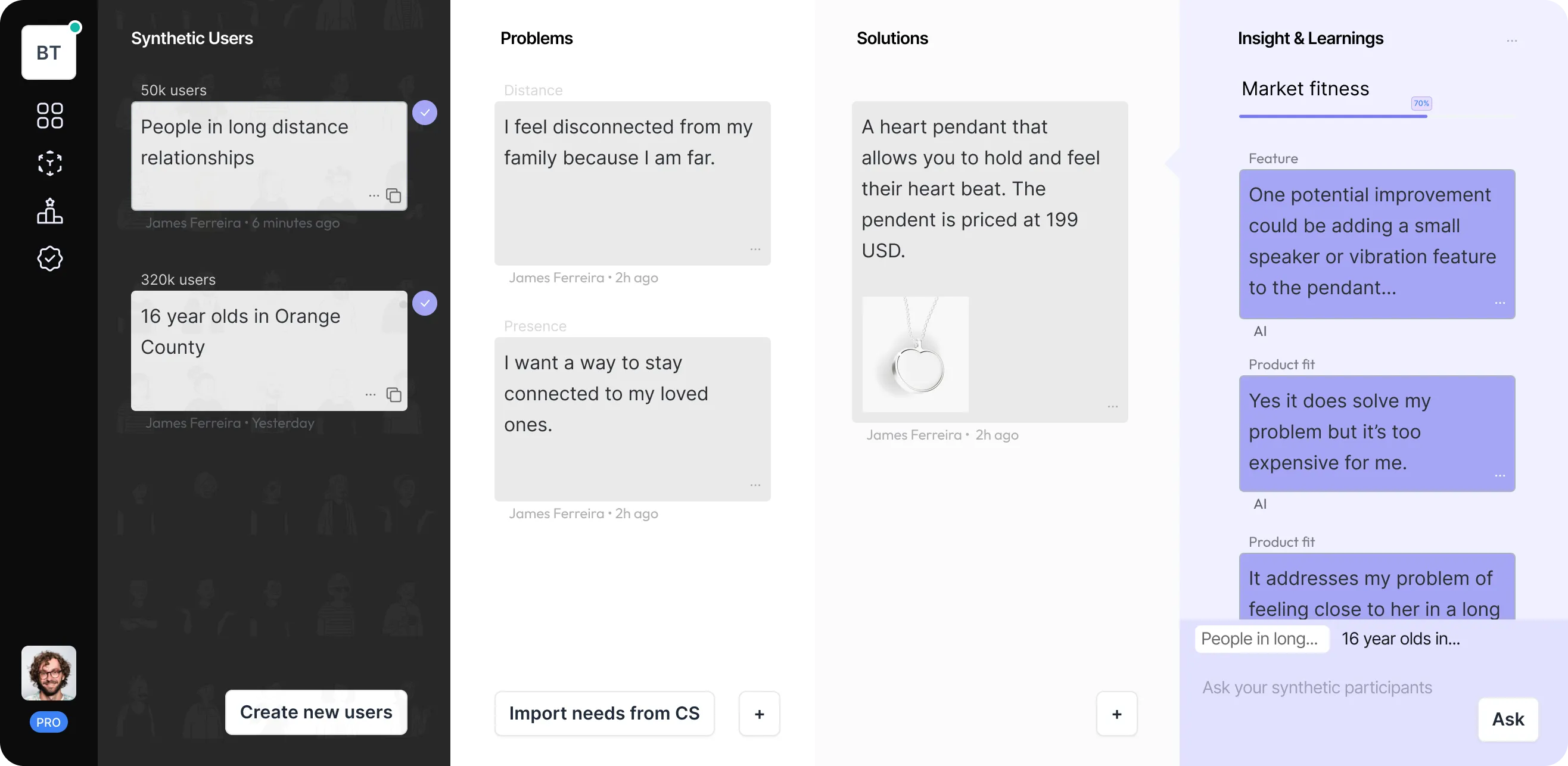 Synthetic Users: user research without the headaches