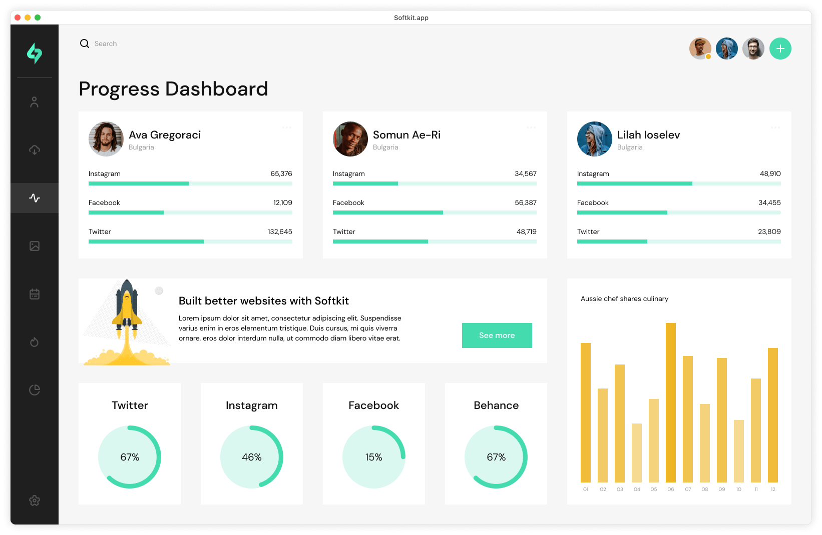 Desktop app | Softkit - Webflow HTML website template