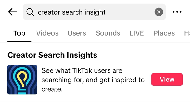 📦 - TikTok SEO: Creator Search Insights - DTC Newsletter