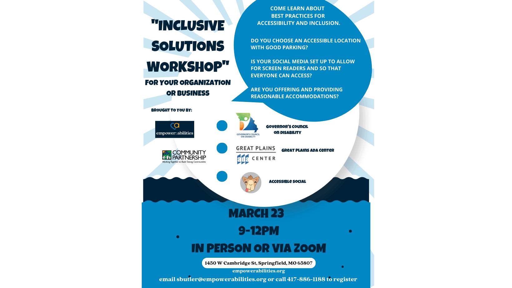Inclusive Solutions Workshop - empower:abilities