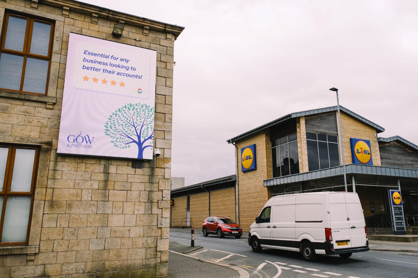Darwen's First Digital Billboard: Affordable Advertising for SMEs