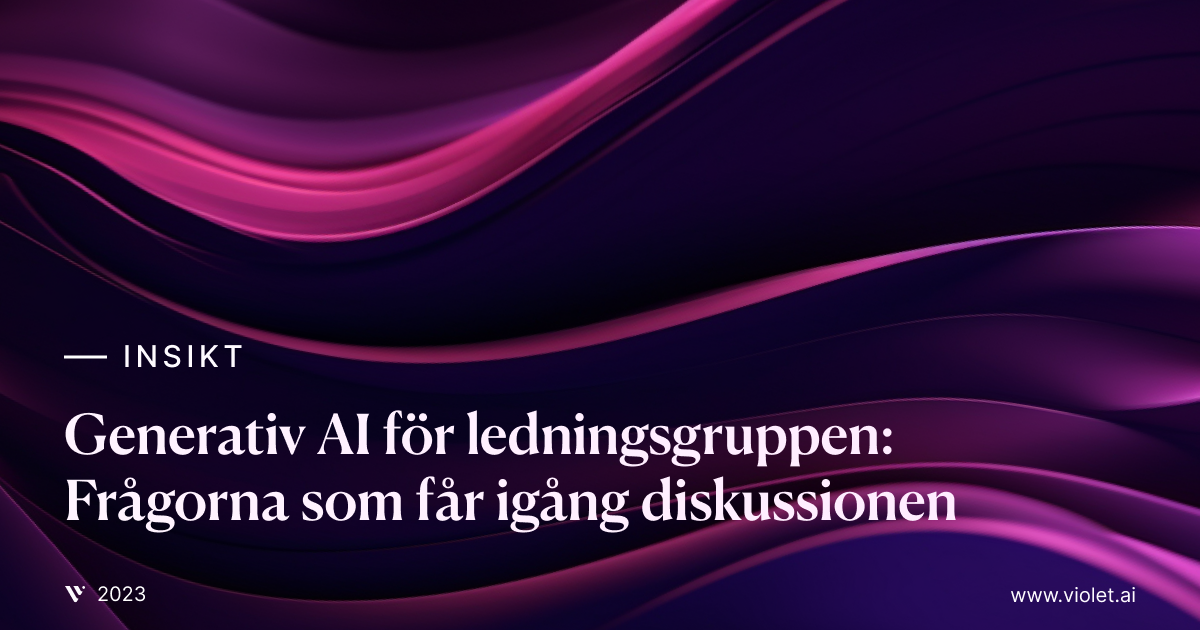 AI-byrå i Sverige | Experter på Data Science & AI | Violet.ai