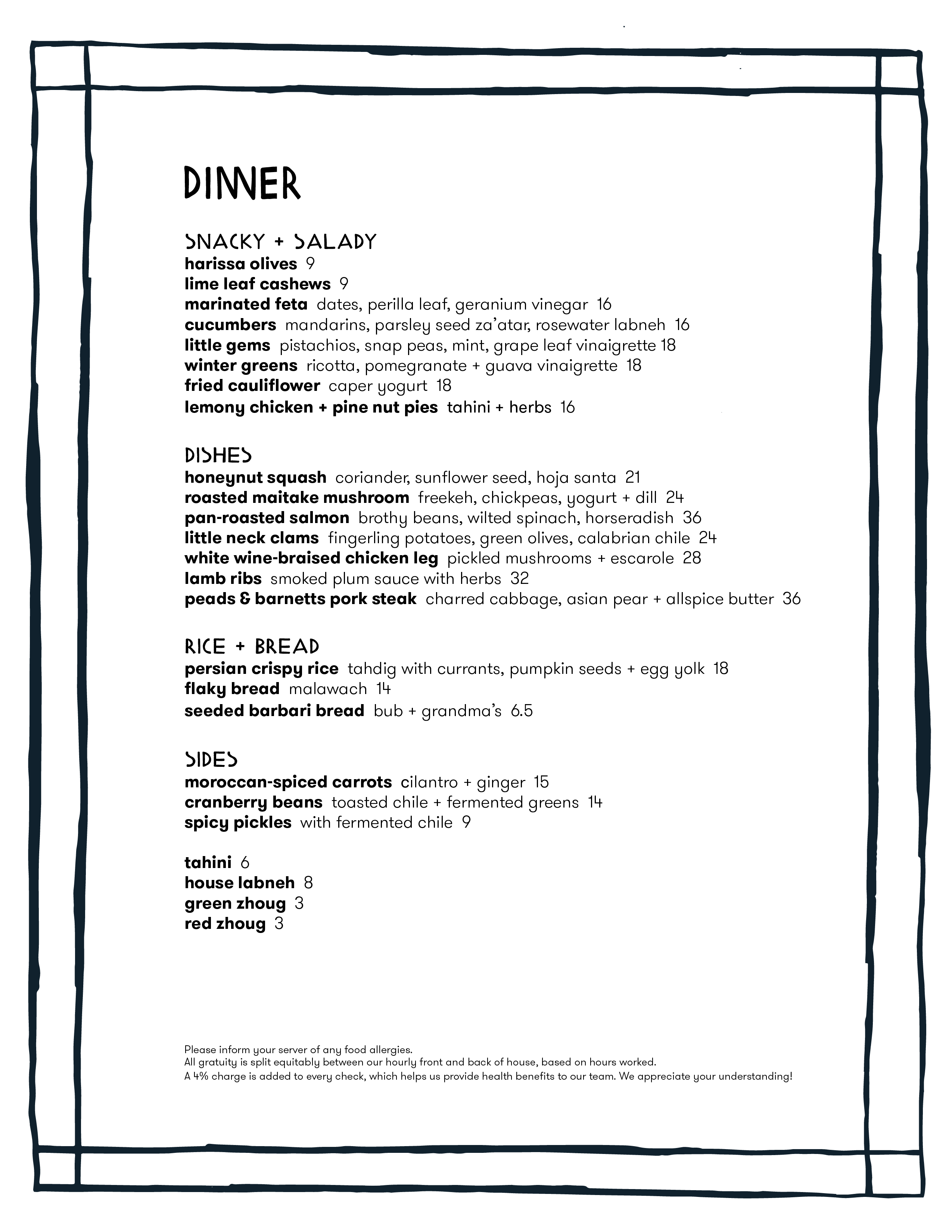 Menu | Kismet