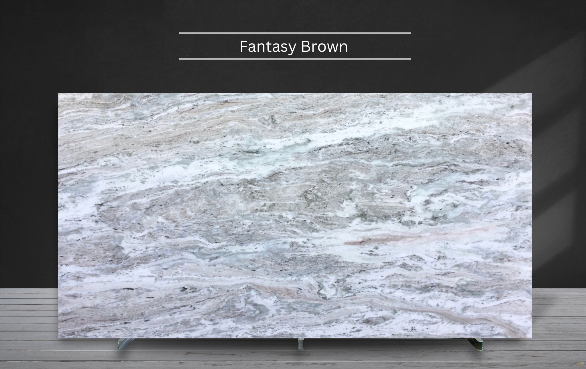 Fantasy Brown 3cm Marble Countertop Slab in Chicago