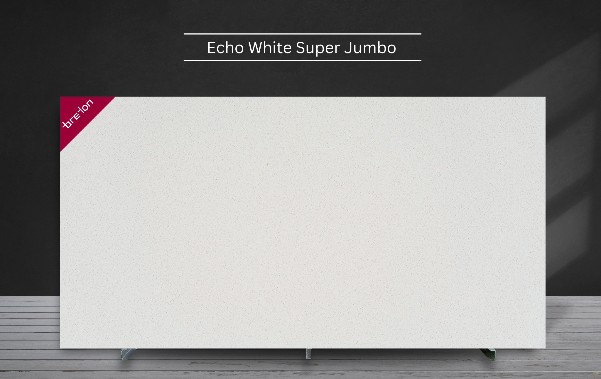 Echo White Super Jumbo 3CM Quartz Countertop Slab in Chicago